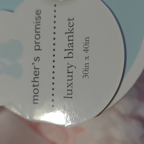 mother's promise | Other | Mothers Promise Baby Blanket Whitepink ...
